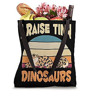 I Raise Tiny Dinosaurs Funny Lizard Pet Animal Leopard Gecko Tote Bag