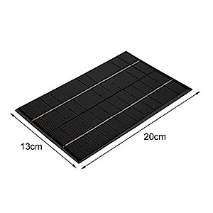 NUZAMAS 4.2W 12V 350ma Mini Solar Panel Module Solar System Cell Outdoor Camping Battery Charger DIY Parts 130mm X 200mm