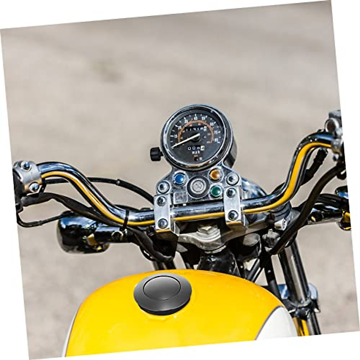 ERINGOGO 3 pcs fuel tank cap gas cap cover metal pop- cap fuel filler door Motorbike Fuel Tanks Covers motorcycle gas tank door Fuel Tank Covers Gas Cover steel fuel tank door