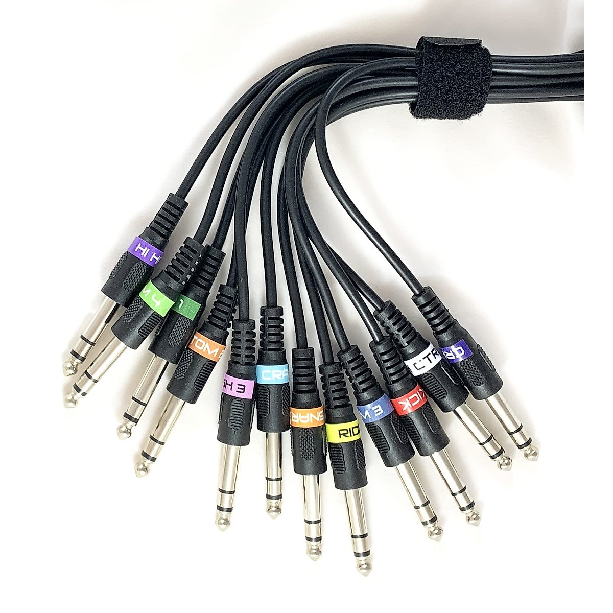 Silverline 12 Cable Snake Harness Kit Replacement for Roland TD-3, TD-6, TD-6V, TD-8, TD-10, TD-12, TD-20, TD-30, TD-50 Drum Kits (and Others)