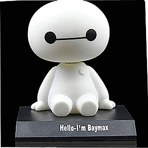 DANUC Pop Big Hero 6 Baymax Cute Cartoon Bobblehead Doll Toy Car Accessories/Dashboard Bobblehead for Car/ Interior Decoration, Bobble Head Toy Gift