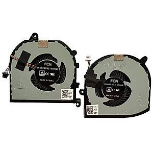 HK-PART Fan Replacement for Dell XPS 15-9570 CPU Gpu Cooling Fan Set TK9J1 08YY9
