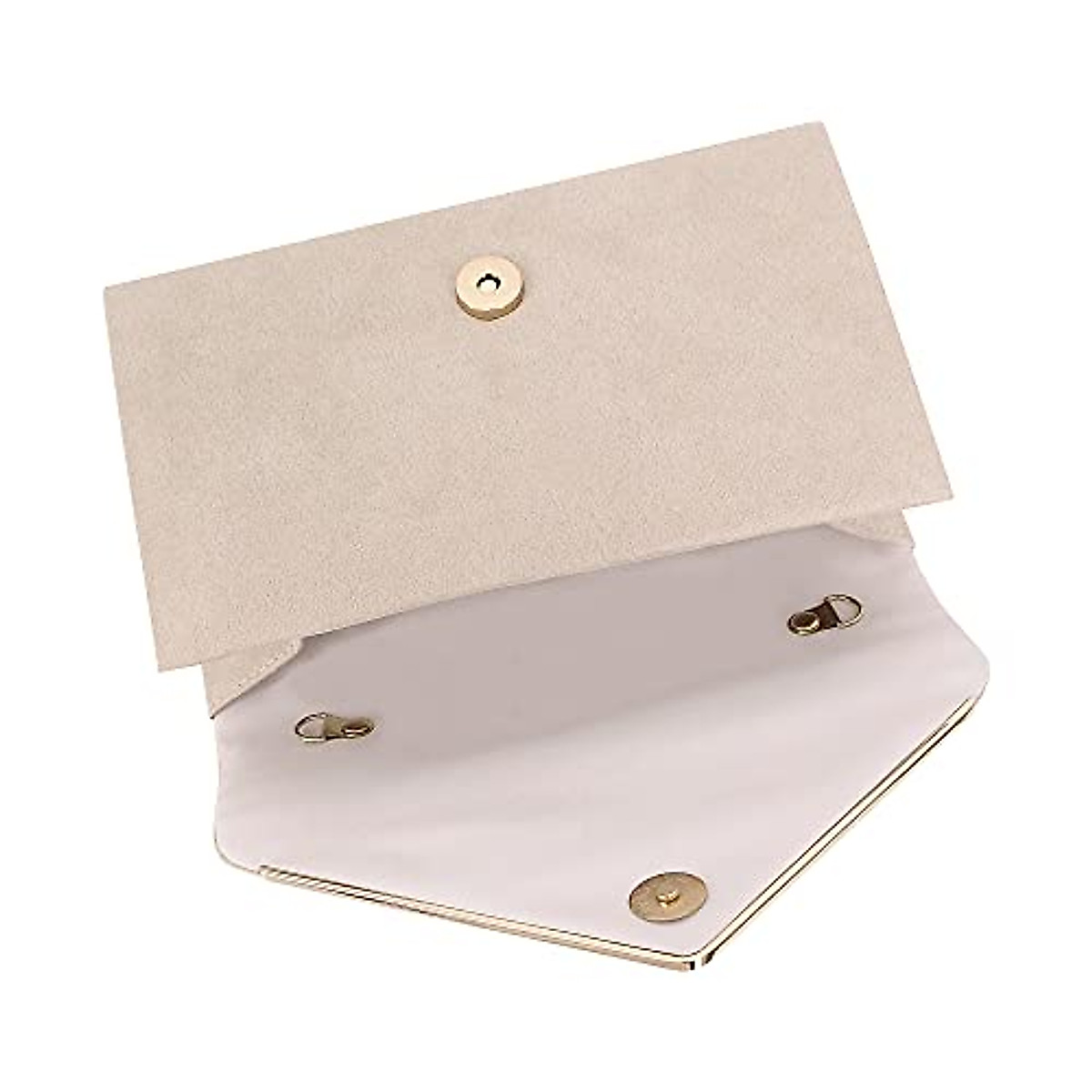 Naimo Suede Evening Bag Clutch Handbag Velvet Flap Envelope Clutches Wedding Party Prom Bridal Purse