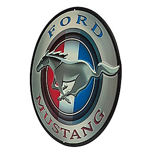 Ford Mustang Vintage Metal Sign – Perfect for Garage & Man Cave