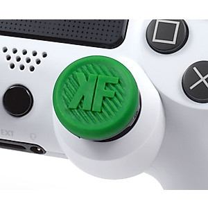KontrolFreek GamerPack Alpha for PlayStation 4 (PS4) Controller | Performance Thumbsticks | 2 Low-Rise Concave, 2 Low-Rise | Green