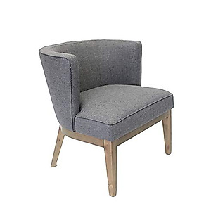 Boss Office Products (BOSXK) Ava Drift Accent Chair, Slate Grey