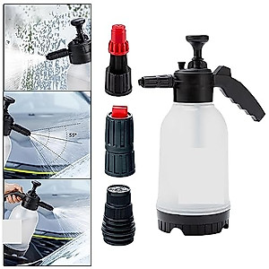 TENAGE Spray Bottle Manual Foam Watering Can High Pressure Adjustable Snow Car Wash Water Spray Bottle Snow Foam Soap Spray Kettle