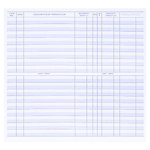 6PCS Check registers for Personal Checkbook, Upgrade Checkbook Register and transactions Ledgers.