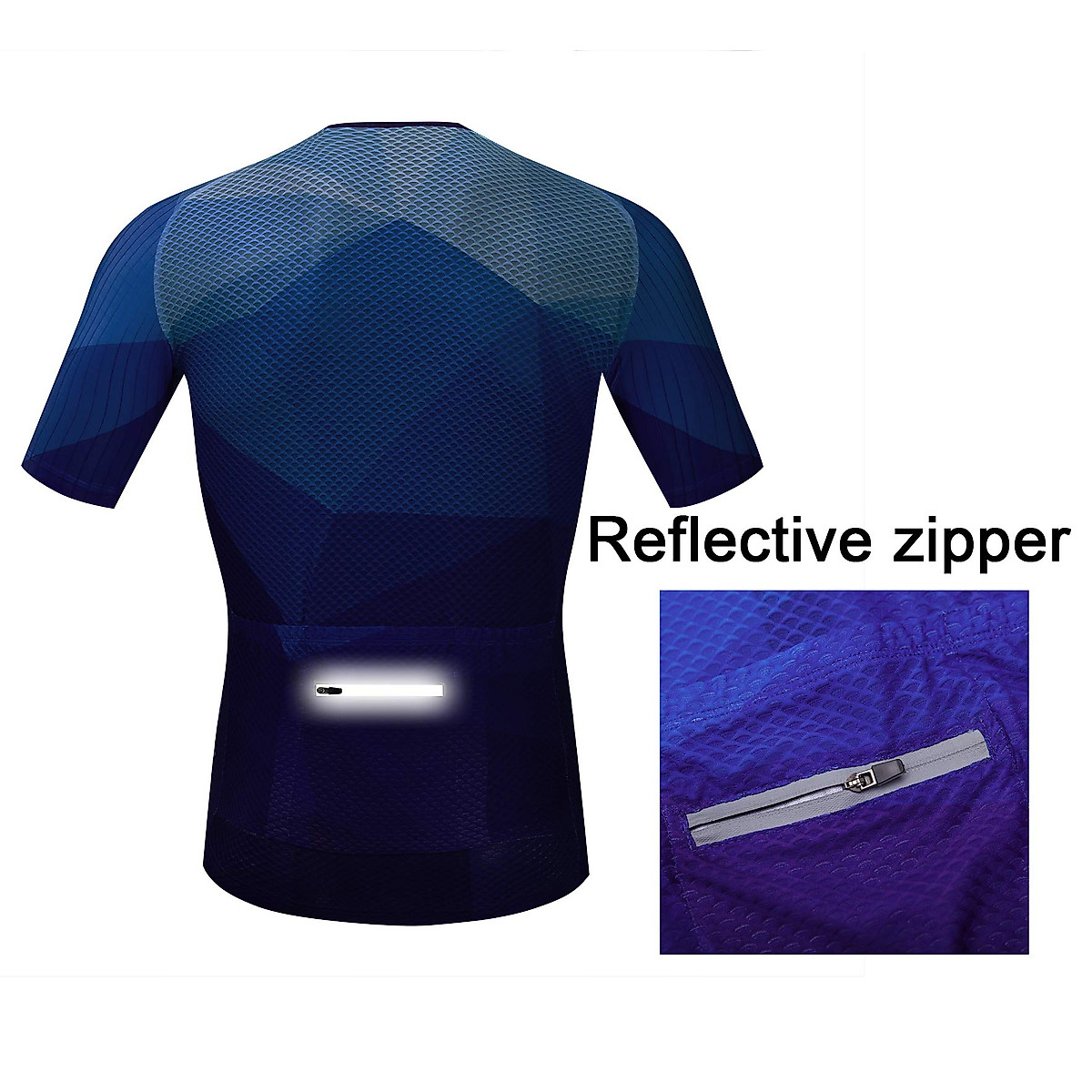 White Cycling Jersey Men, Men's Racing Bike Shirt Tops S-XXXL