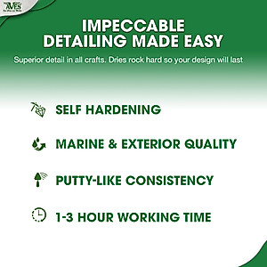 Apoxie Sculpt - 2 Part Modeling Compound (A & B) - 4 Pound, White