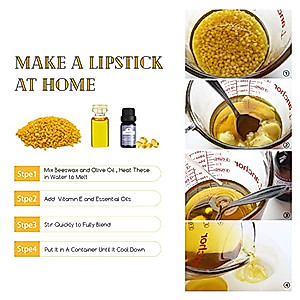 Beeswax Pellets 2LB(32 oz), TRINIDa 100% Organic Yellow Bees Wax for DIY Candles, Beeswax for Candle Making, Skin, Body, Face, and Hair Care, Lotions, DIY Creams, Lip Balm and Soap Making Supplies