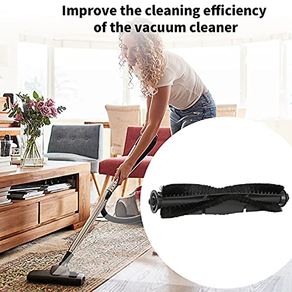 GLOGLOW Replacement Main Brush Parts, Sweeper Accessories Main Brush Roller Brush Replacement for Proscenic M7 Pro M7 MAX M8 Sweeper PartsAttachments