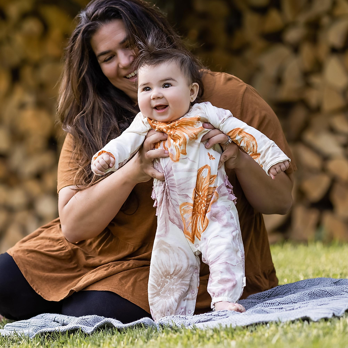 Burt's Bees Baby Baby Girl's Romper Jumpsuit, 100% Organic Cotton One-Piece Outfit Coverall