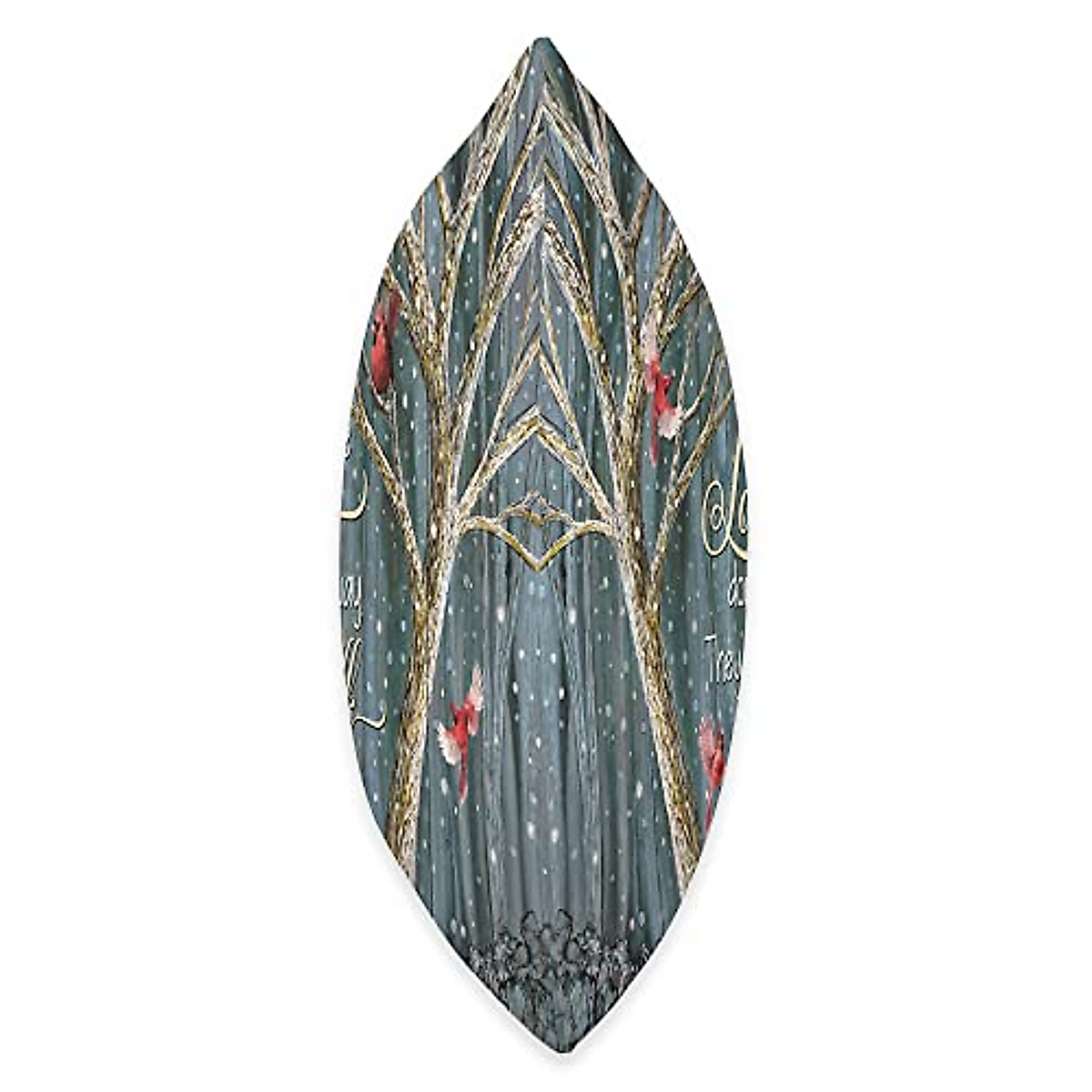 Birdwatching Gifts For Bird Watchers Christmas Tee Forest Winter Cardinal Those We Love Don't Go Away Heaven Throw Pillow, 18x18, Multicolor