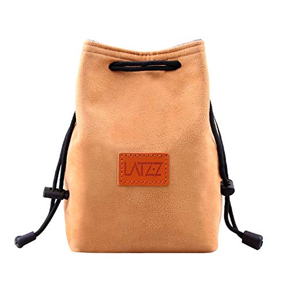 Camera Case, LATZZ Drawstring Bag, Vintage DSLR Camera Bag with Adjustable Strap, Soft Lens Case Gadget for Traveling and Canon Sony Fuji SLR Storage