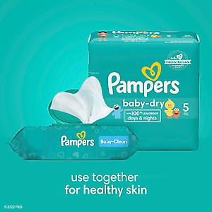 Pampers Diapers - Baby Dry - Size 6, 21 Count, Absorbent Disposable Infant Diaper