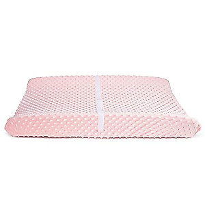 Munchkin® Diaper Changing Pad Covers, 2 Pack, Pink/White – Fits Standard Contoured Changing Pads