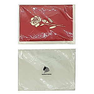 HUNGER Handmade 3D Pop Up Rose Flower Birthday Cards Creative Greeting Cards Papercraft (ROSE)