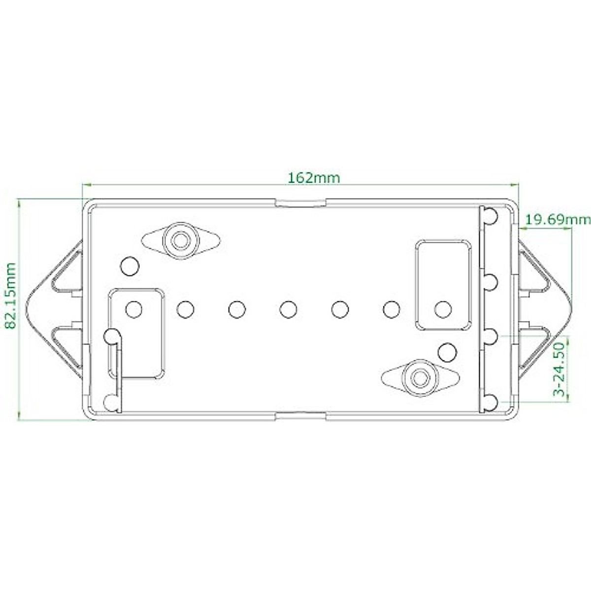 Conntek 7 Way Plug Inline Trailer Cord with 7 Gang Junction Box, 6-Feet