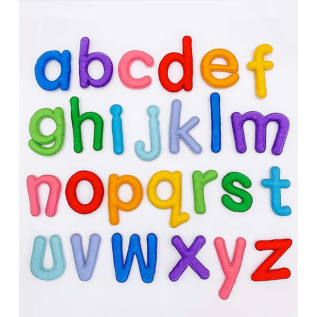 Curious Columbus Montessori Felt Letters and ABC Flash Cards - Lowercase Large Alphabet Letters for Toddlers and Educational Flashcards for Preschool. Felt Letter Set and Montessori Baby Flash Cards