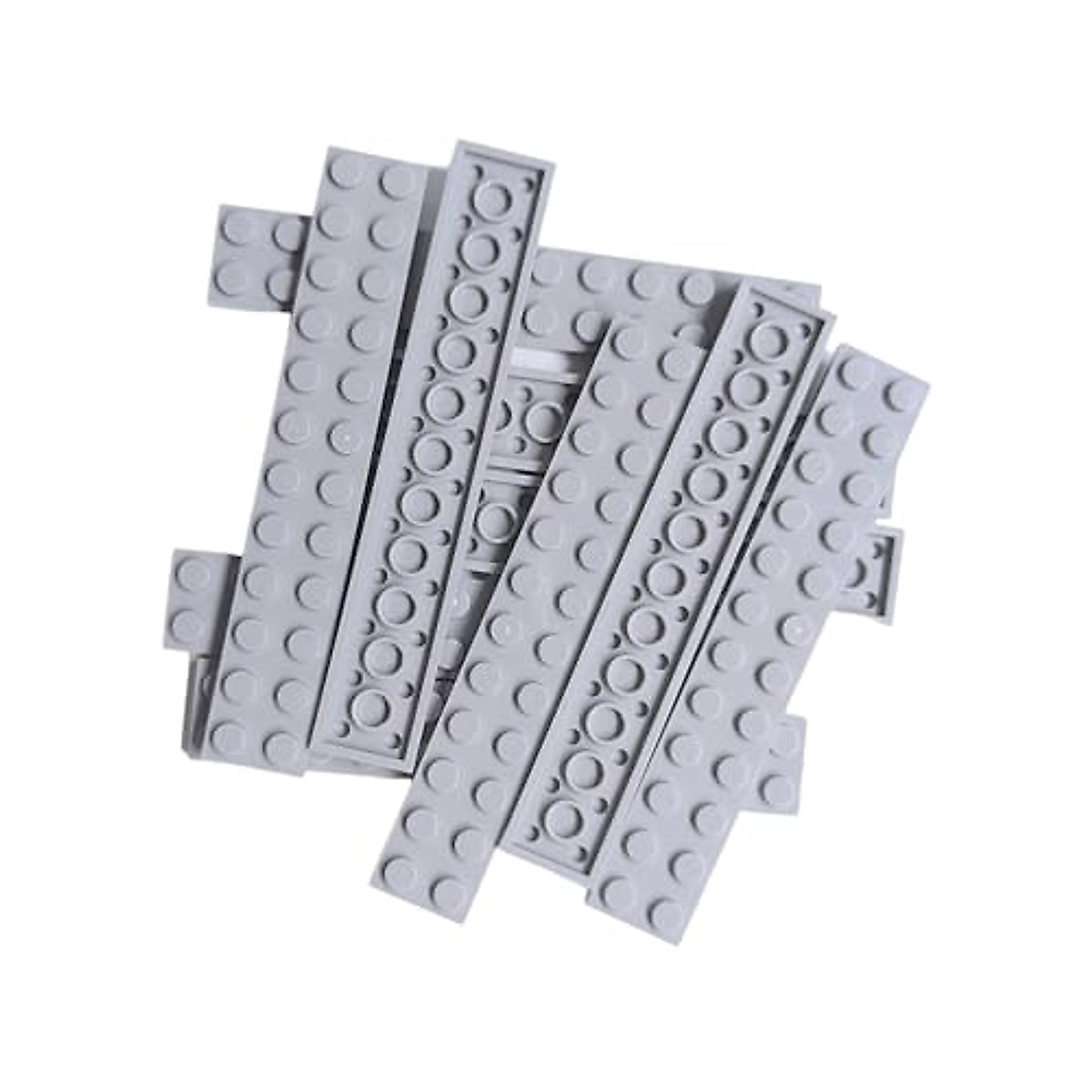 LEGO Parts and Pieces: Light Gray (Medium Stone Grey) 2x12 Plate x10
