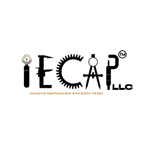 IECAP LLC TM Bookmatched Natural Wood Knife Scales (Ironwood)- Exotic Wood Knife Handle Scales - Knife Makers Material - 3/8 x 1 9/16 x 4 3/4 Inches - 1 Pair (Ironwood)