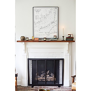 Paddywax Scented Candles Library Charles Dickens Luxury Artisan Candle, 6.5-Ounce, Tangerine, Juniper & Clove