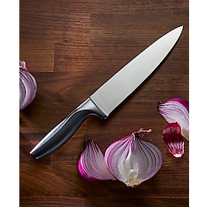 Chicago Cutlery Avondale (12-PC) Built-In Sharpener Kitchen Knife Block Set with Steak Knives, Ergonomic Handles and Sharp Stainless Steel Professional Chef Knife Set