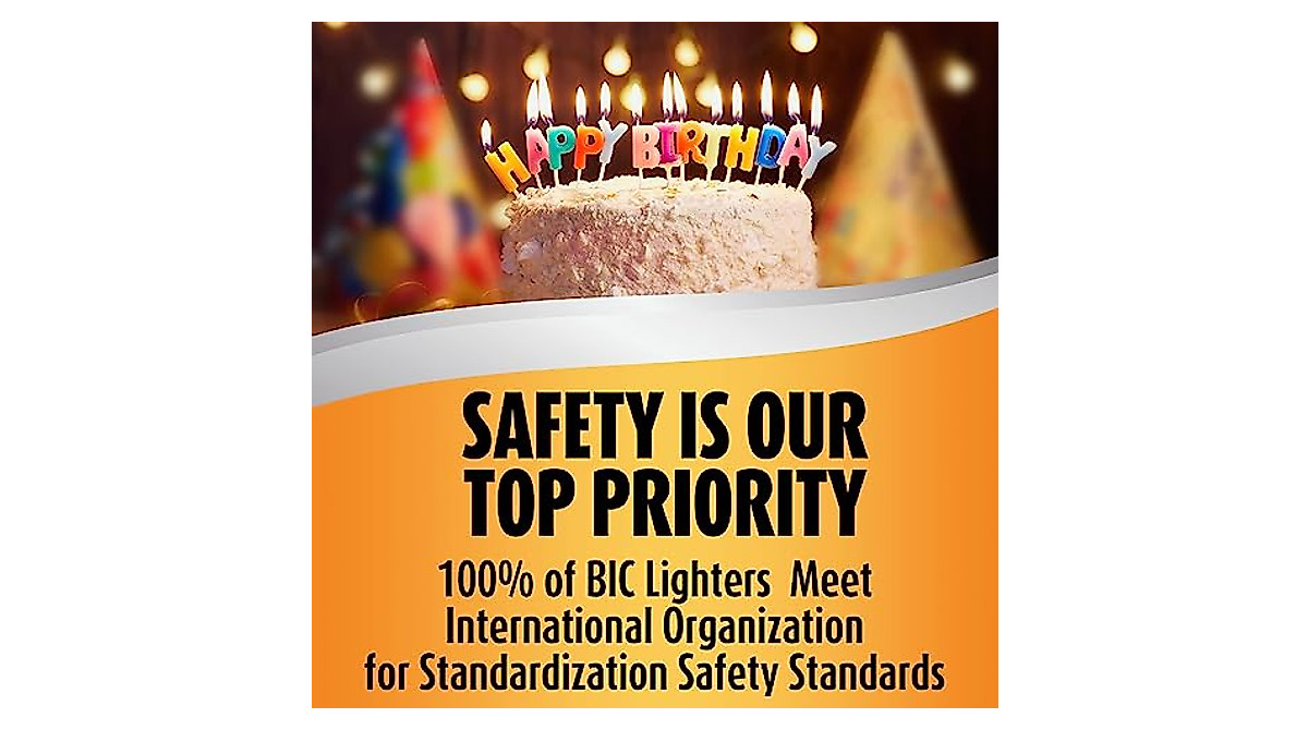 BIC Multi-Purpose Candle Lighters - Safe, Reliable & Long-Lasting