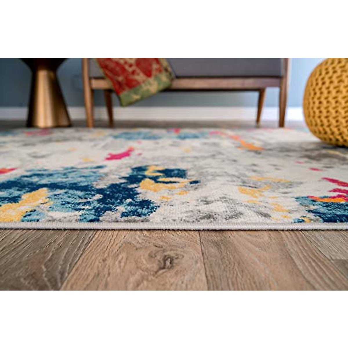 Rugshop Sky Collection Transitional Abstract Area Rug 7'10" x 10' Multi