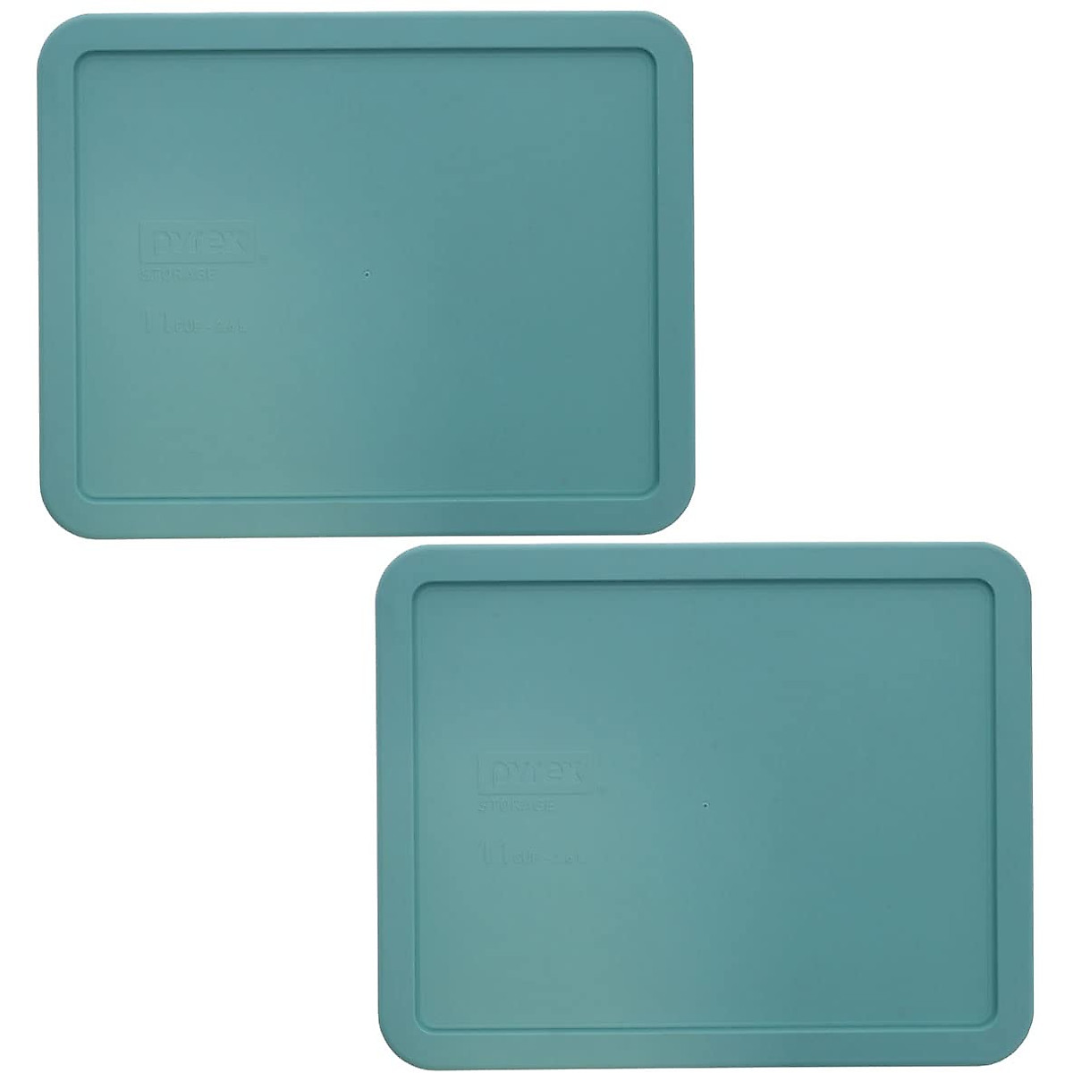 Pyrex 7212-PC 11-cup Jade Dust Food Storage Lids - 2 Pack Made in the USA