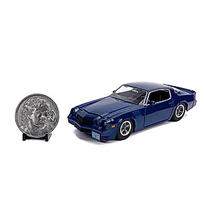 Jada Toys Billy's Chevrolet Camaro Z28 Dark Blue with Collectible Coin Stranger Things (2016) TV Series 1/24 Diecast Model Car by Jada 31110