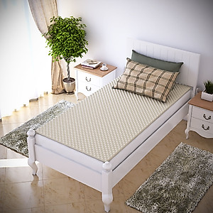 Egg Crate Mattress Topper Twin XL designed to add extra comfort and support. Great for dorms, hospital beds, cots, campers, more -by Everyday Home