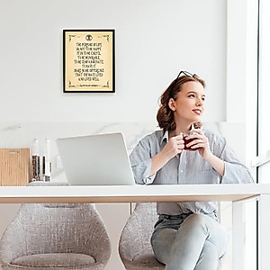 Ralph Emerson- The Purpose Of Life- Inspirational Wall Dcor Print, Our Classy Poetic Parchment Motivational Print Is For Poem Lovers, Great Print For Home Dcor, Office Dcor, Unframed -11 x 14