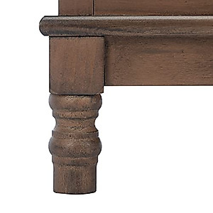 SAFAVIEH Home Collection Magnolia Brown 2-Door 2-Shelf Media Stand (up to 55-inch Flat Screen TV)