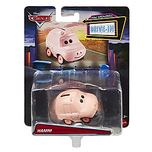 Drive-in Cars Character Vehicles - Inspired by Disney Pixar Movie Cars ~ Hamm ~ Pink Piggy Bank on Wheels