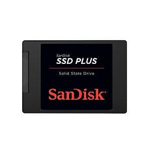 SanDisk SSD PLUS 1TB Internal SSD - SATA III 6 Gb/s, 2.5"/7mm, Up to 535 MB/s - SDSSDA-1T00-G26