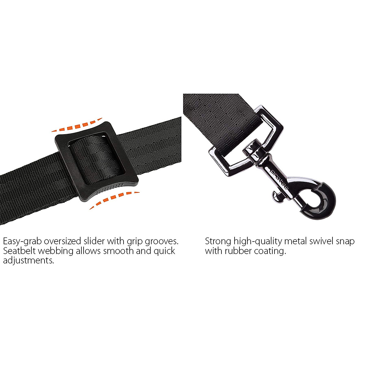 Protec NLS305M 24-Inch Ballistic Neoprene Less-Stress Saxophone Neck Strap with Coated Metal Hook,Black