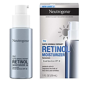 Neutrogena Rapid Wrinkle Repair Anti-Wrinkle Night Accelerated Retinol SA Facial Moisturizer, 1 fl. Oz