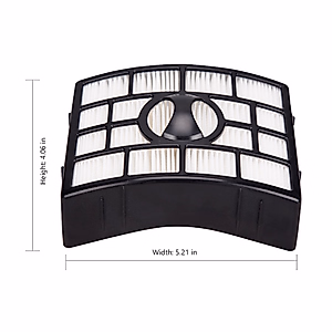 I-clean Replacement Shark NV650 Filters, Compatible with Shark Rotator Pro Lift-away NV650 NV752 NV751 NV651 NV652,APEX AX950, AX952 Vacuum Cleaner Parts,Parts # XFF650 & XHF650