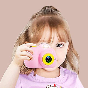 LKYBOA Girls Birthday Gifts Christmas 4 to 6 Years Old Children Digital Camera （Blue ，Pink） (Color : Blue)