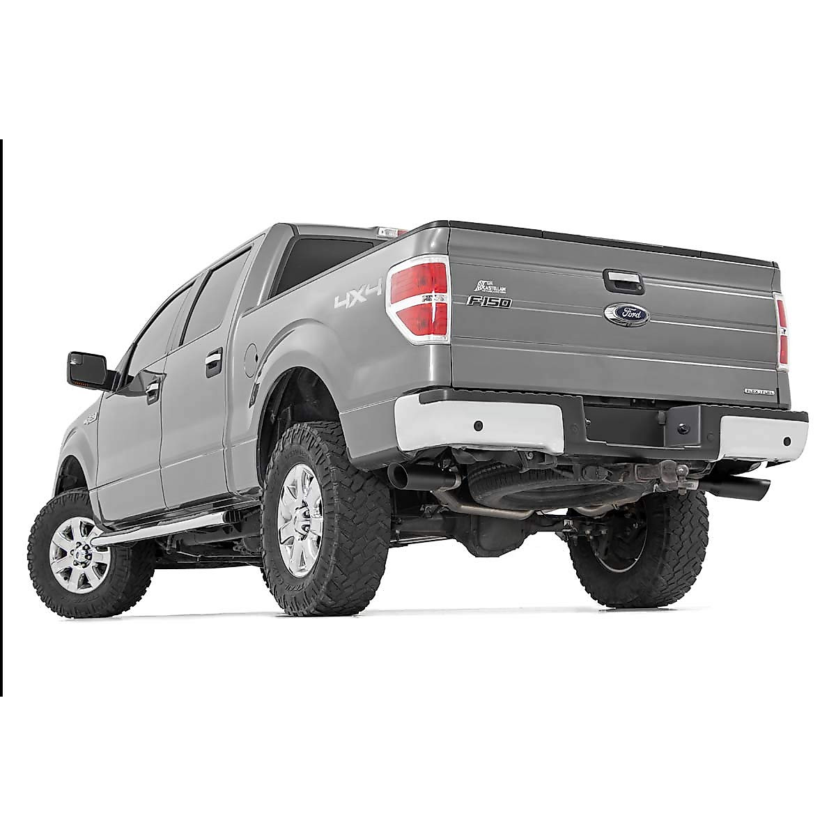 Rough Country Dual Cat-Back Exhaust for 2009-2014 F-150 2WD/4WD | V8-96010