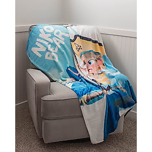 A FOR ADLEY Merch, Pirate Niko Adventure Blanket from Animation Scene Made for Adley's Brother Niko Bear!