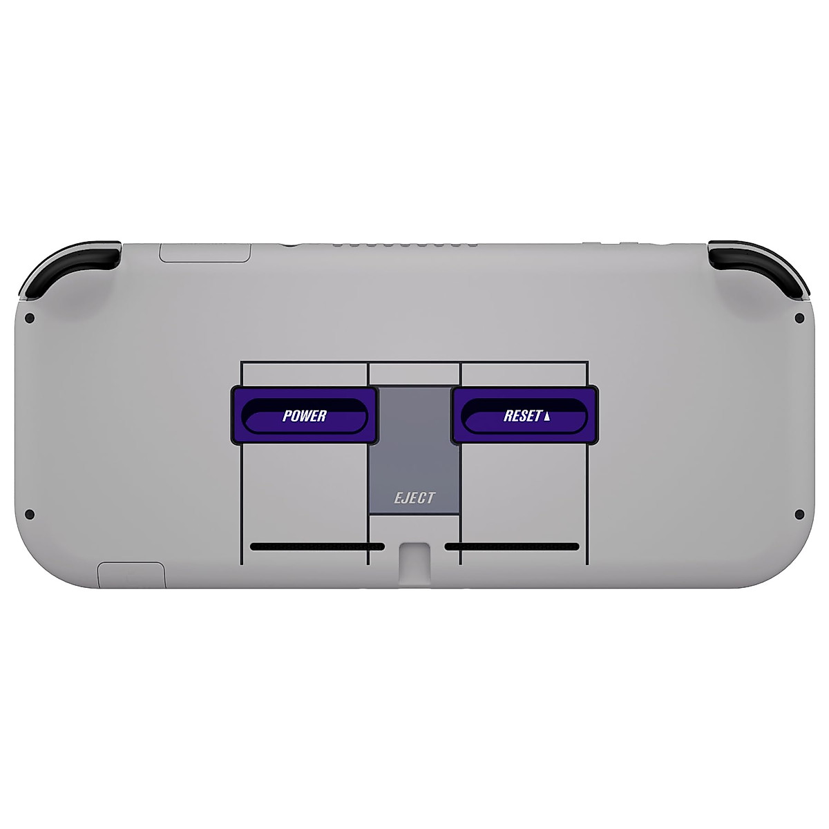 eXtremeRate Classic SNES Style DIY Replacement Shell for Nintendo Switch Lite, NSL Handheld Controller Housing w/Screen Protector, Custom Case Cover for Nintendo Switch Lite