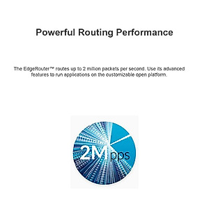 EdgeRouter 8 ER-8 8-Port Router Gigabit Advanced Network 2 Million pps