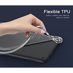 MoKo Case for All-New Amazon Kindle Fire HD 8 & 8 Plus Tablet (12th Generation-2024/2022 Release) 8", Ultra Clear Soft Flexible Transparent TPU Skin Bumper Back Cover Shell, Clear