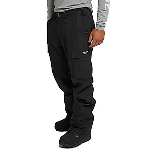 Burton Mens Cargo Pant Relaxed, True Black W21, X-Large