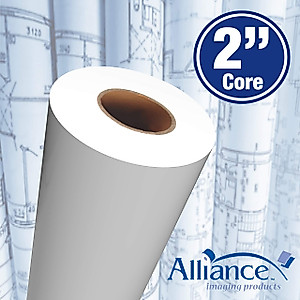 Alliance Wide Format Paper CAD Bond Rolls (20lb | 4 Rolls, 36 In x 150 Ft | 2" Core)