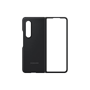 Samsung Electronics Galaxy Z Fold 3 Phone Case, Silicone Protective Cover, Heavy Duty, Shockproof Smartphone Protector, US Version, Black,EF-PF926TBEGUS