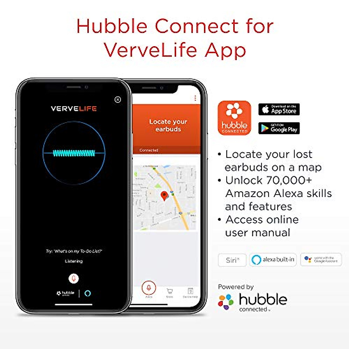 Motorola VerveBuds 800 True Wireless in-Ear Headphones - IPX4 Cordless Earbuds with Dual Noise-Cancelling Mic, Charging Case - Bluetooth 5.0 Headset Earpiece - 6H Playtime, Voice Assistant Compatible